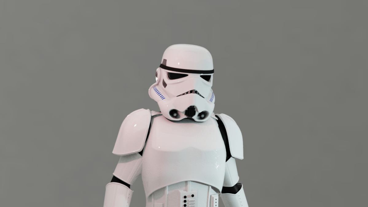 Stormtrooper V2 – All in Blender – Mickael's Works